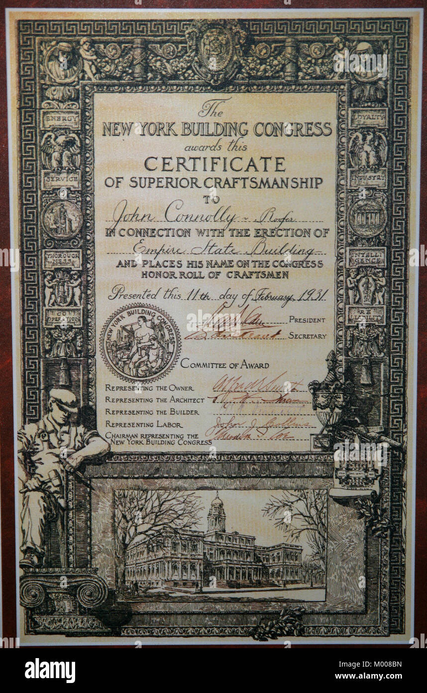Old honour certificates hi-res stock photography and images - Alamy