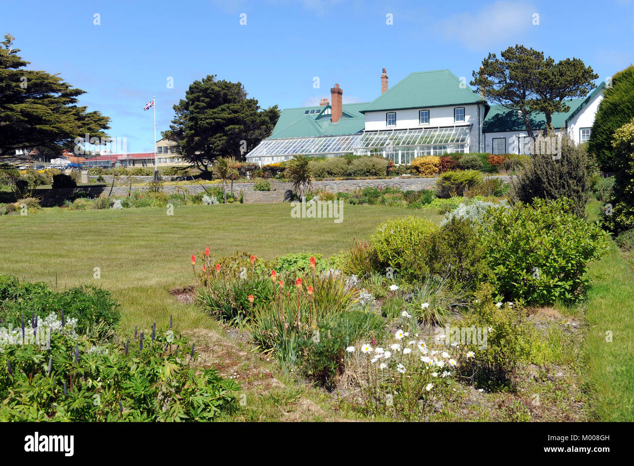 Government House, Stanley Stock Photo - Alamy