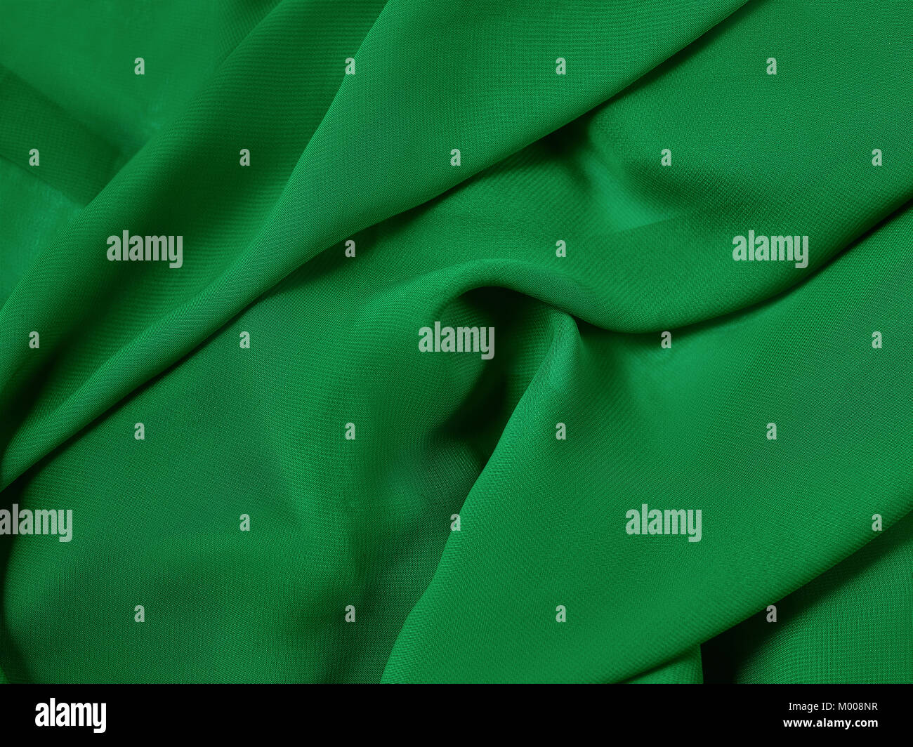 The green abstract cloth, fabric background and texture, curtain ...