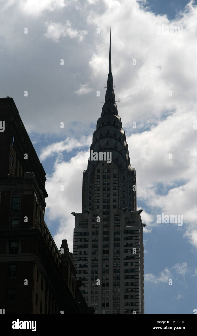 Chrysler building buildings skyscraper skyscrapers hi-res stock ...