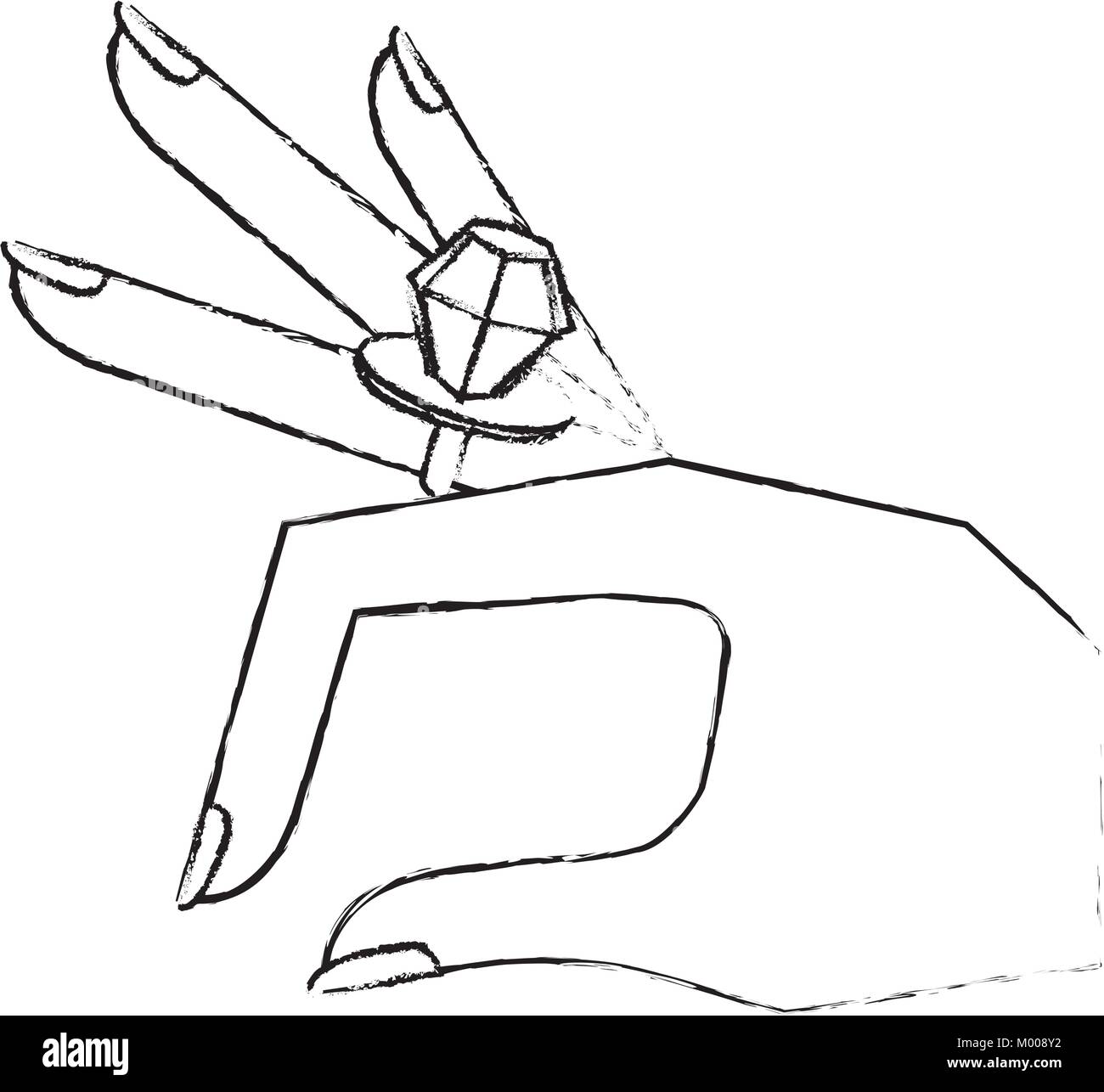 Jewelry icon set cartoon Black and White Stock Photos & Images - Alamy