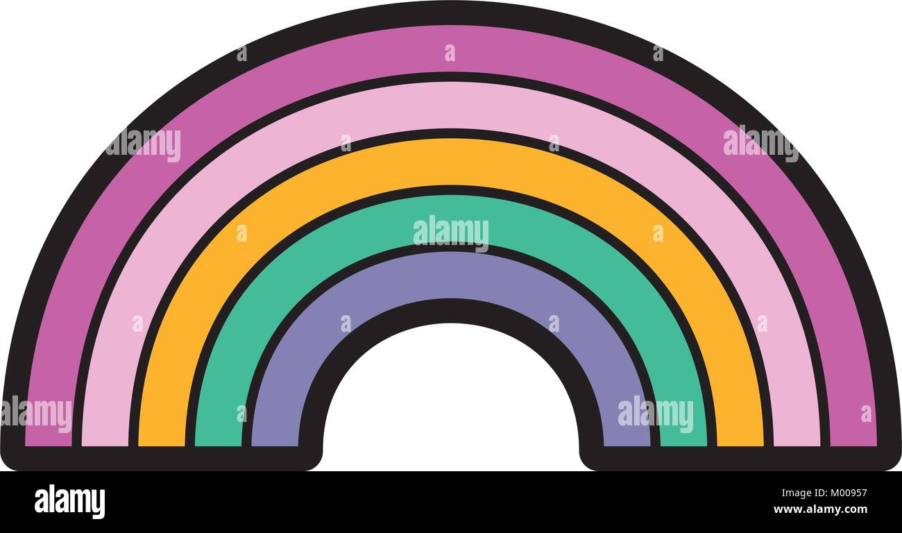 rainbow fantasy magic cute image Stock Vector Image & Art - Alamy