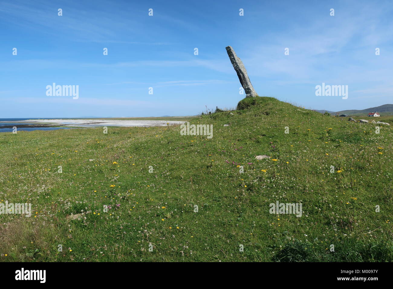 Ancient Standing stone The Hebridean Way The Outer Hebrides Western ...