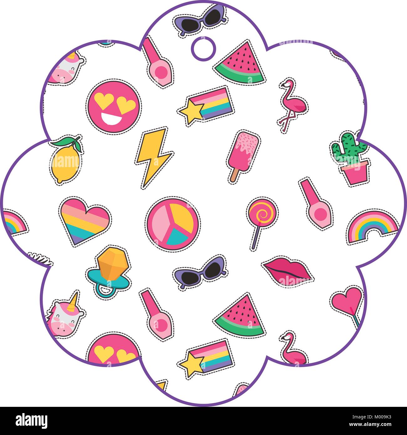 Star fruit flower Stock Vector Images - Alamy