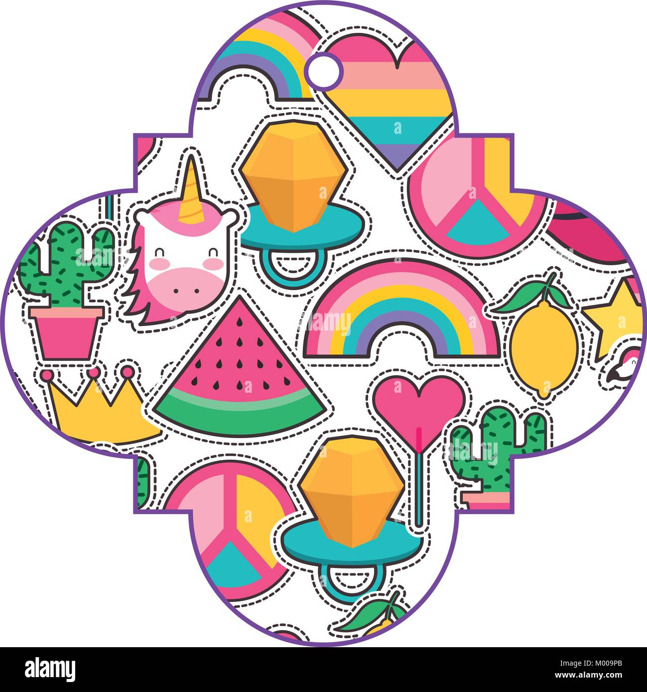 Magic patches Stock Vector Images - Alamy