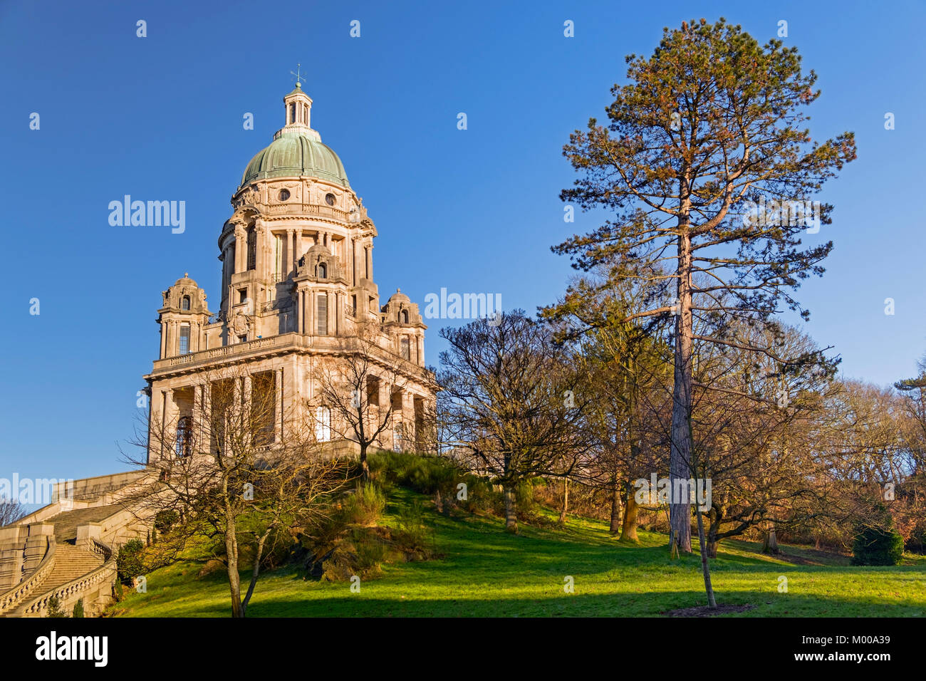 The Ashton Memorial Williamson Park Lancaster Lancashire UK Stock Photo ...
