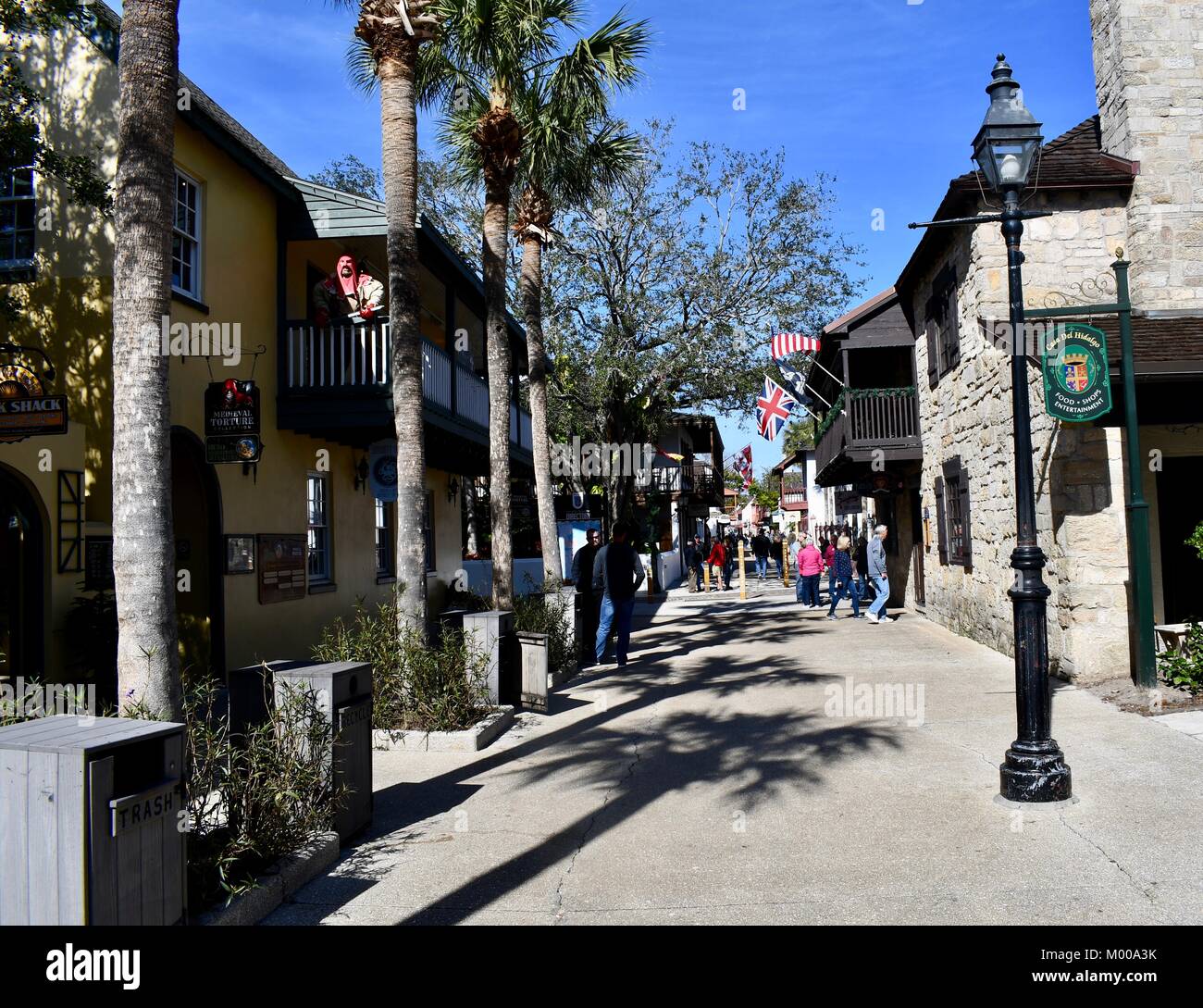 old town street scene Stock Photo - Alamy