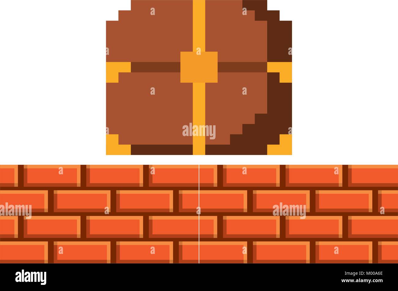 Mario 8 Bit Brick