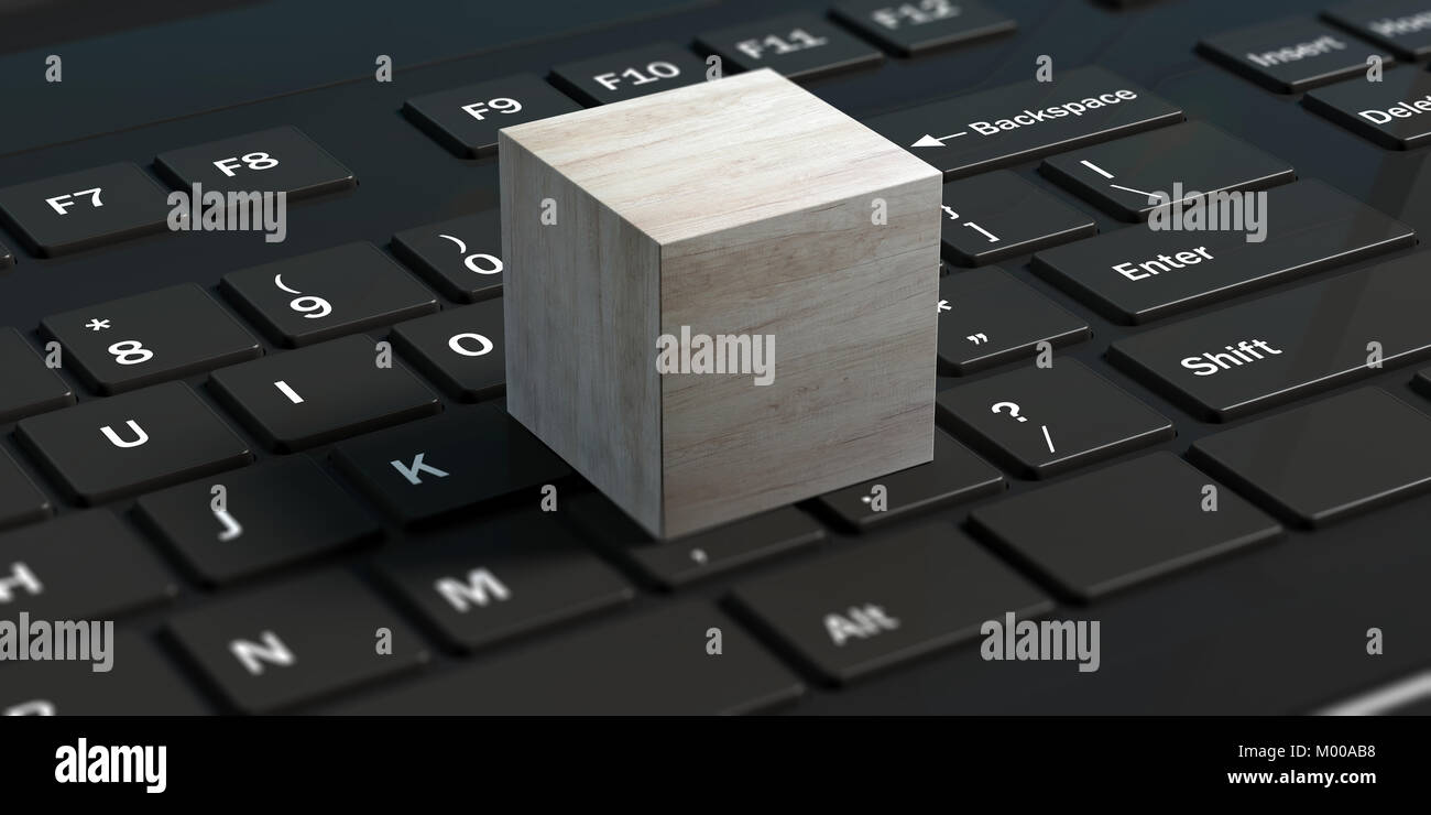 3d illustration computer keyboard hi-res stock photography and images ...