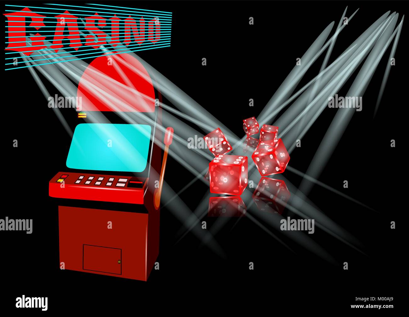 Light in machine Stock Vector Images - Alamy