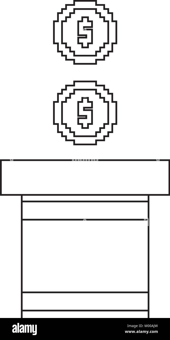 Pixeled Black and White Stock Photos & Images - Alamy