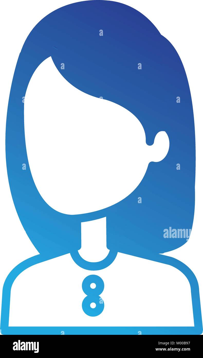 beautiful woman avatar character vector illustration design Stock ...