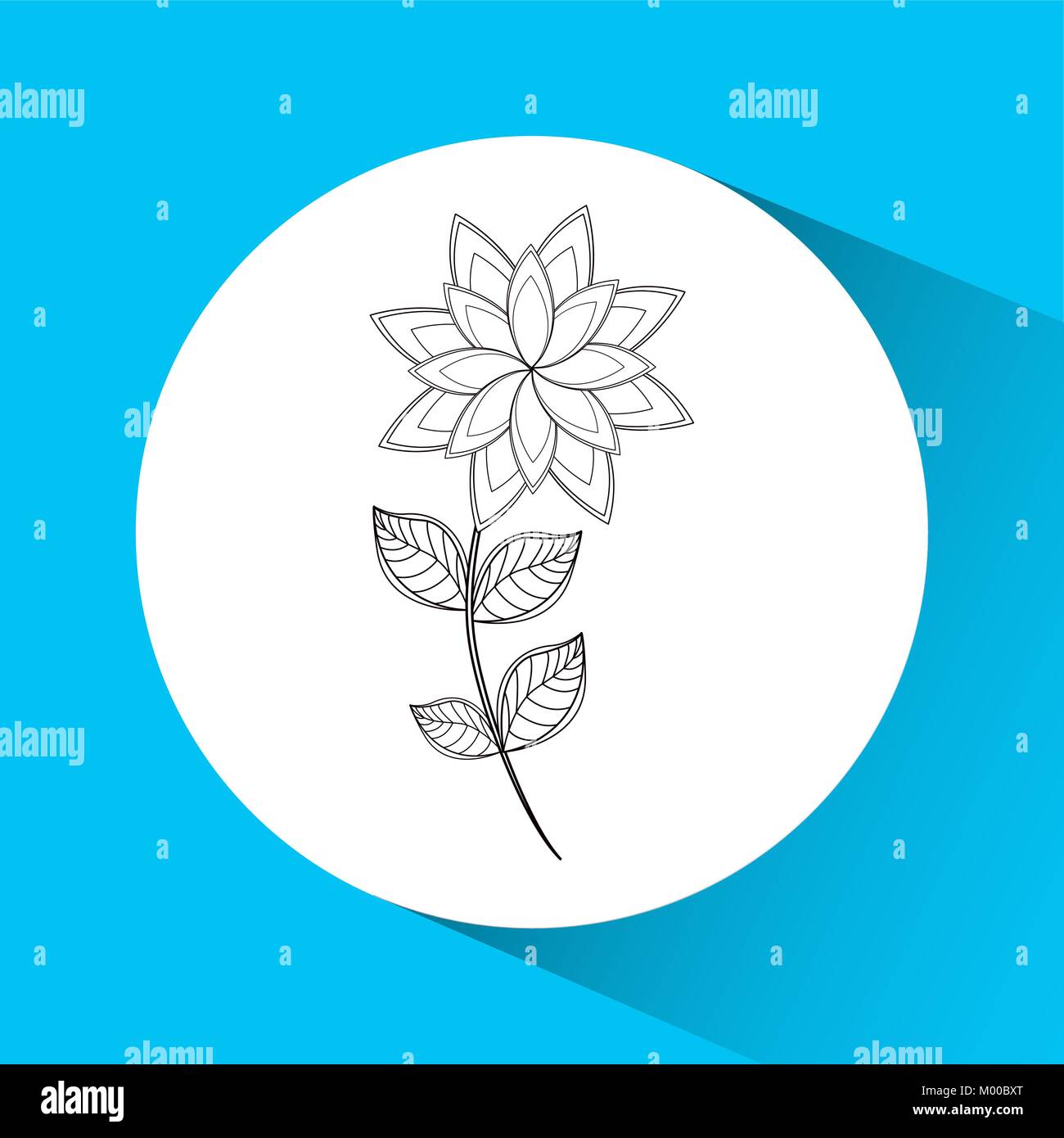 flower emblem image Stock Vector Image & Art - Alamy