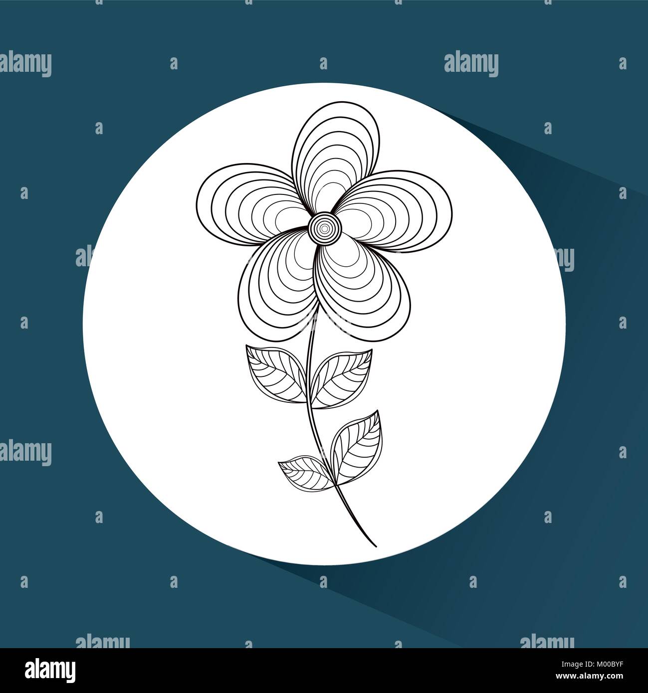 flower emblem image Stock Vector Image & Art - Alamy