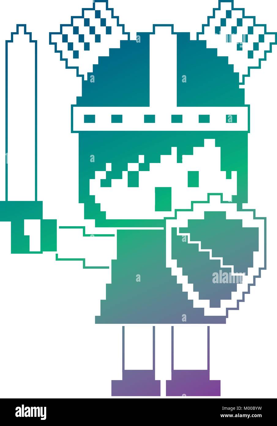 8 Bit Link Grid Sword