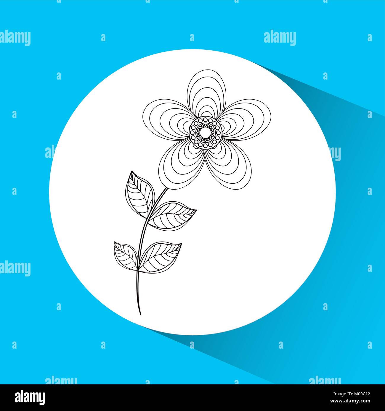 flower emblem image Stock Vector Image & Art - Alamy