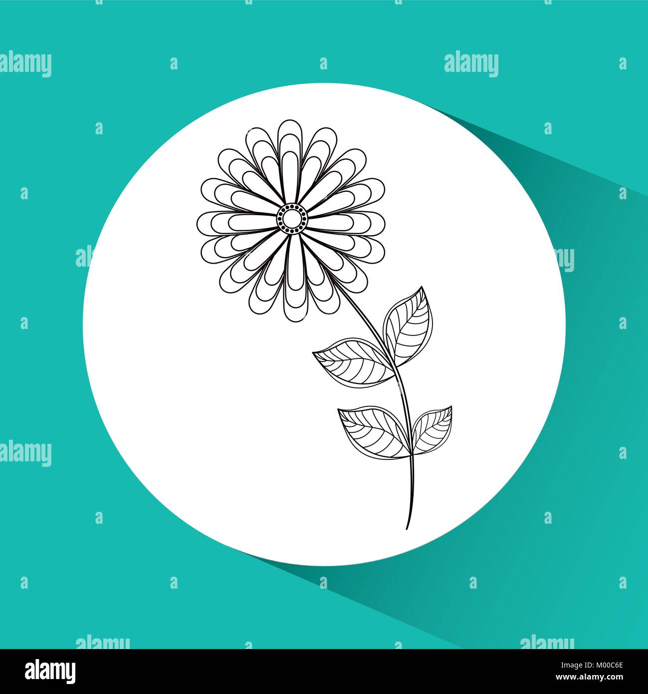 flower emblem image Stock Vector Image & Art - Alamy
