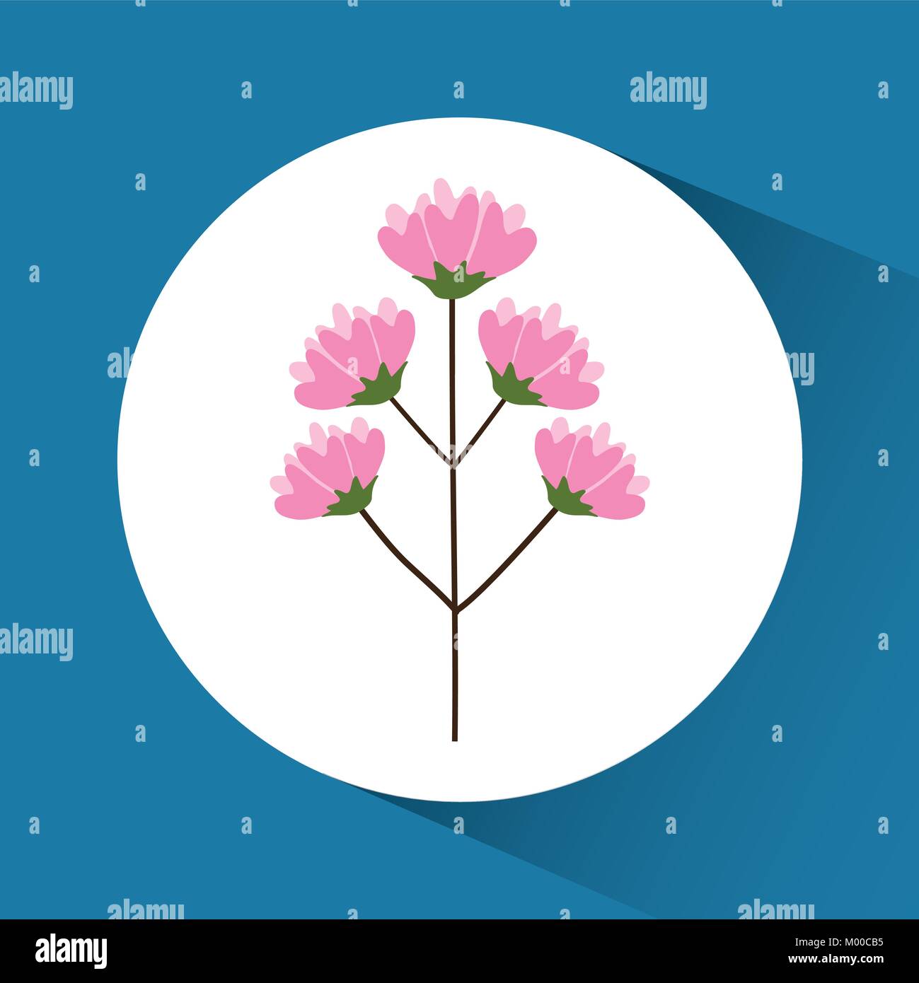 flower emblem image Stock Vector Image & Art - Alamy