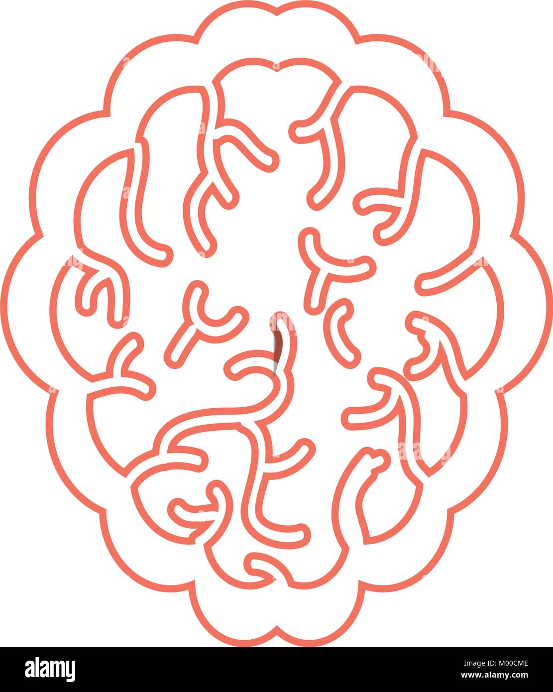 kawaii brain icon Stock Vector Image & Art - Alamy