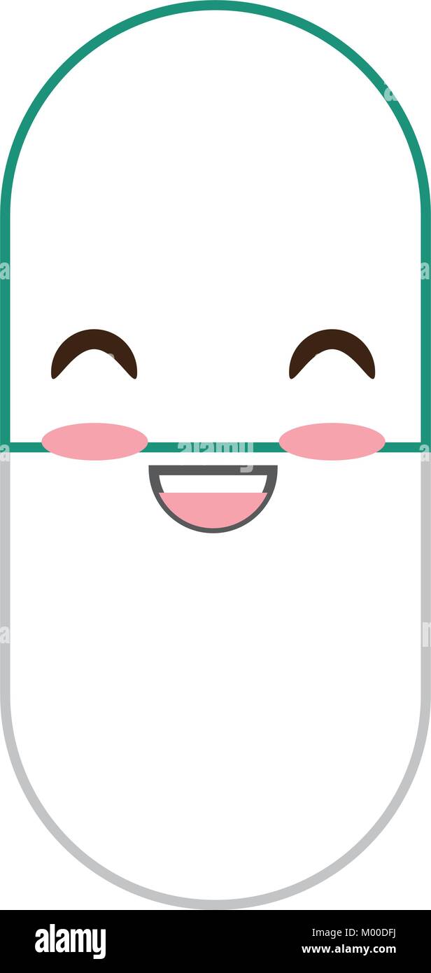 Happy pill capsule cartoon character hi-res stock photography and ...