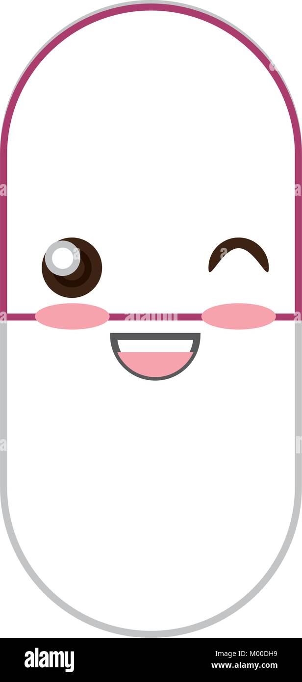 Kawaii cute happy pill pharmaceutical hi-res stock photography and ...