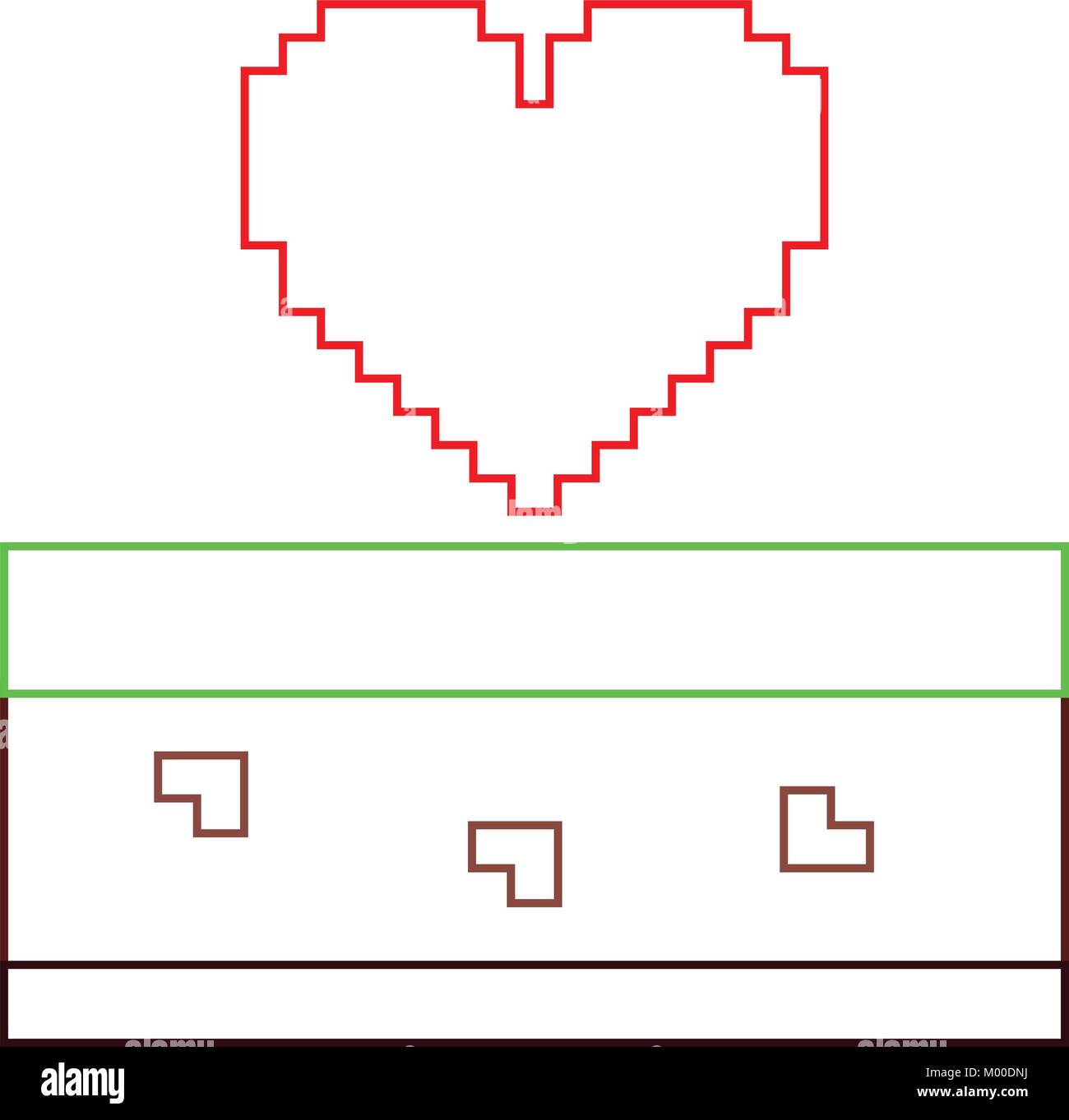 heart love life video game Stock Vector Image & Art - Alamy