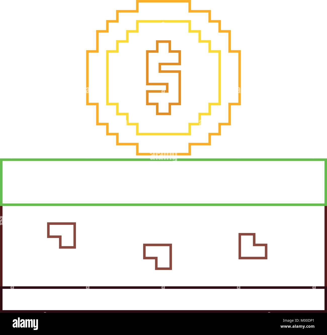 Pixeled Stock Vector Images - Alamy