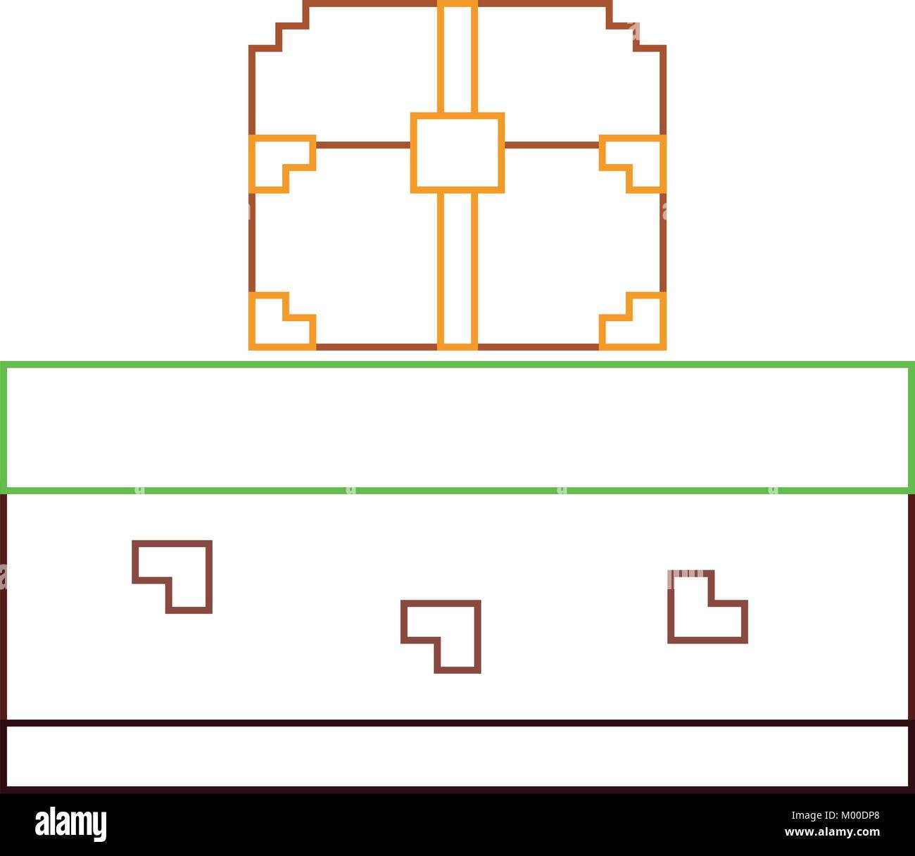 pixelated video game treasure chest Stock Vector Image & Art - Alamy