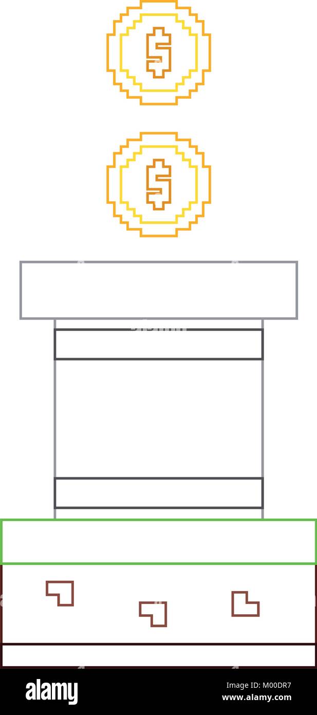 Pixeled Stock Vector Images - Alamy