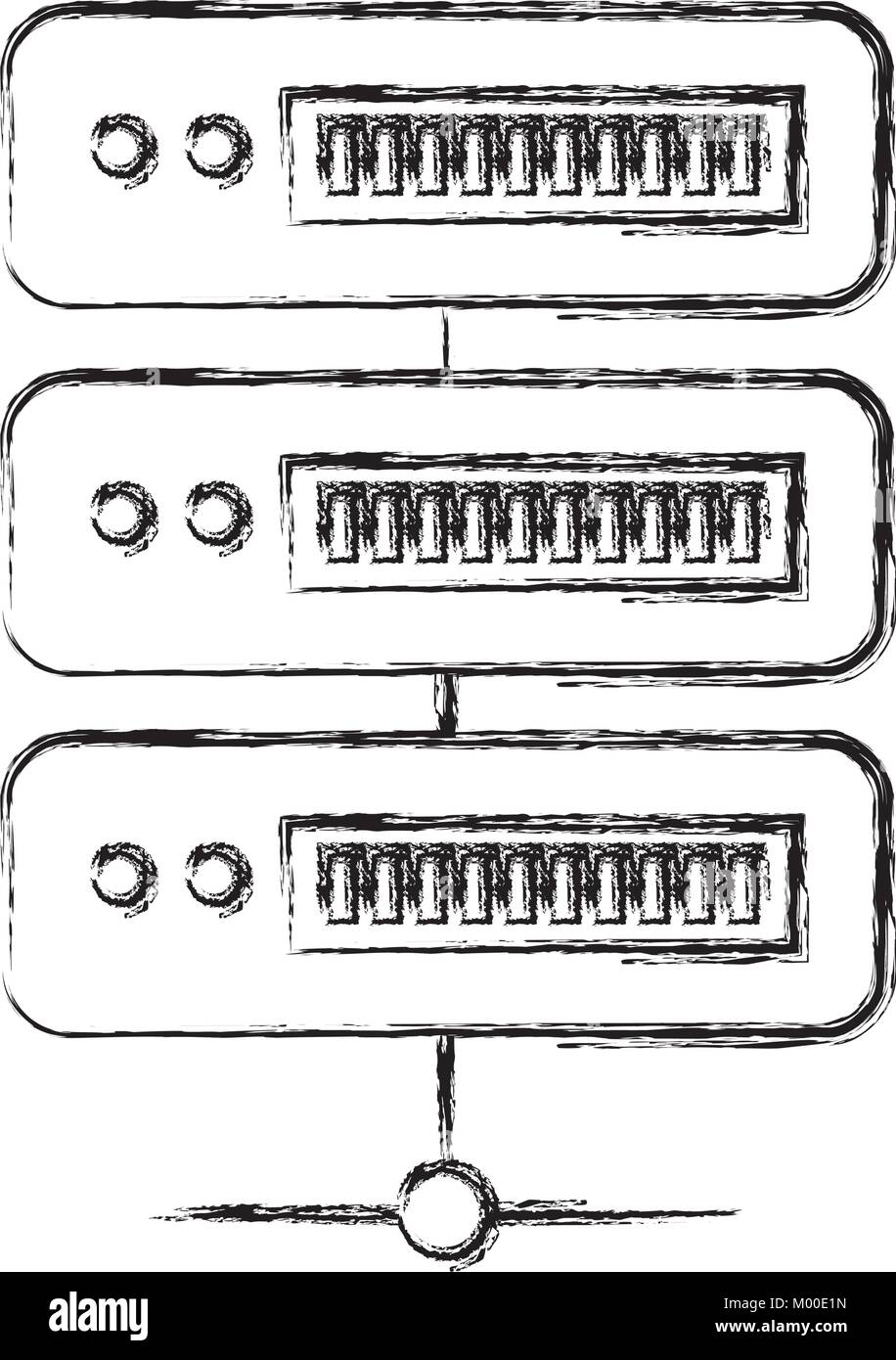 data server computer icon vector illustration design Stock Vector Image ...