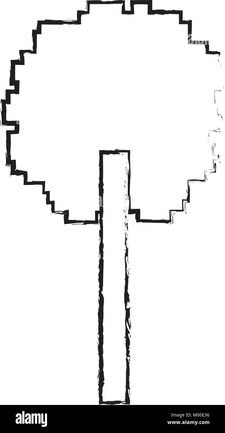 Pixel Art Black and White Stock Photos & Images - Alamy