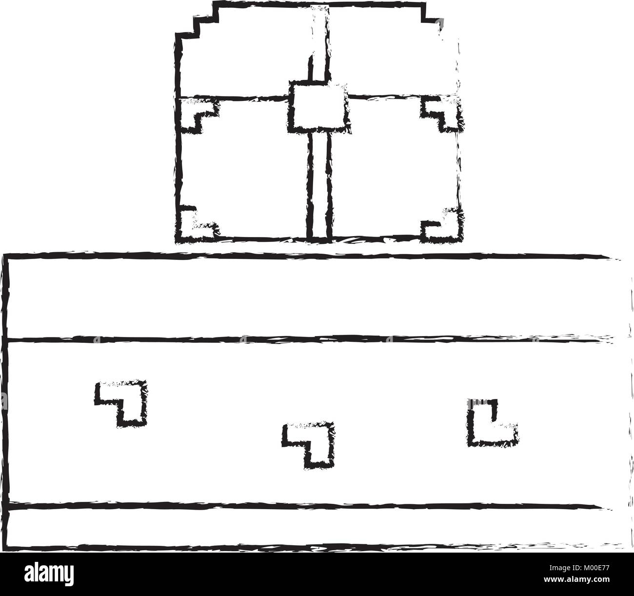 pixelated video game treasure chest Stock Vector Image & Art - Alamy