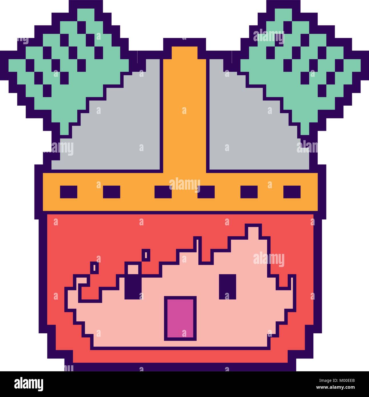 Pixel Face High Resolution Stock Photography and Images - Alamy