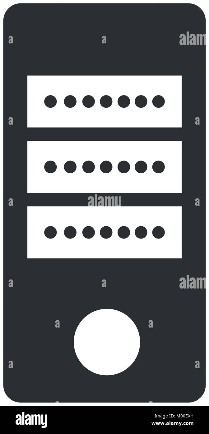 data server computer icon vector illustration design Stock Vector Image ...