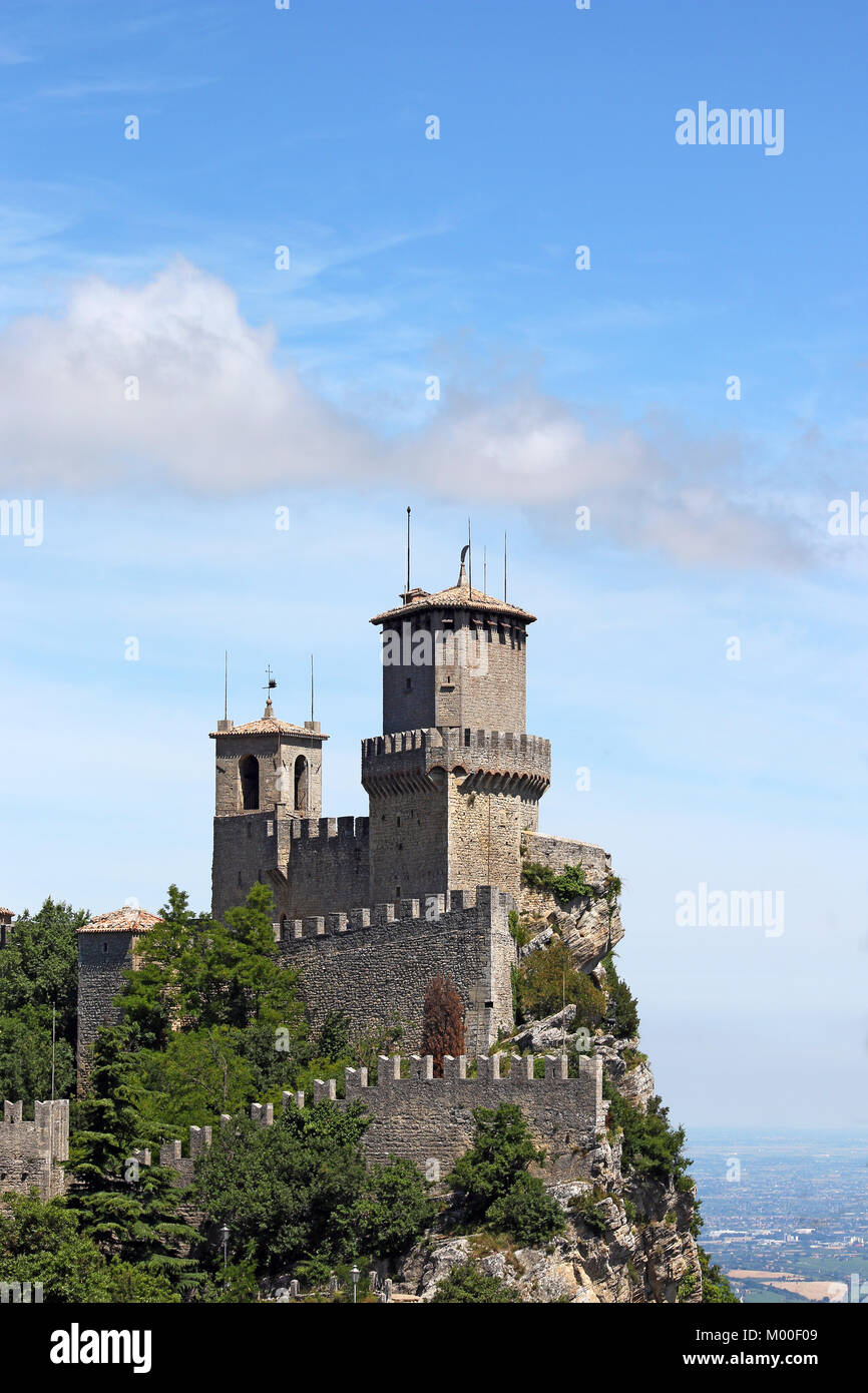 Rocca della Guaita fortress San Marino Italy Stock Photo - Alamy