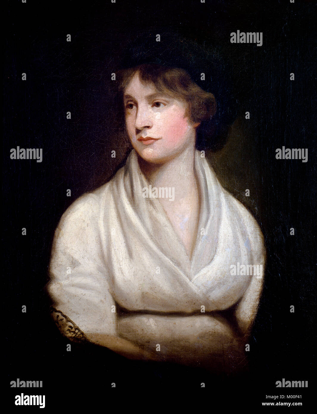Mary Wollstonecraft (1759-1797), portrait of the writer, activist and ...