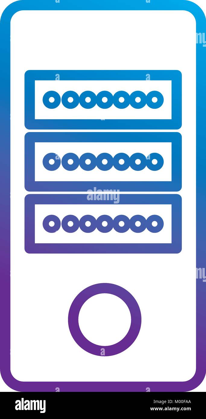 data server computer icon vector illustration design Stock Vector Image ...