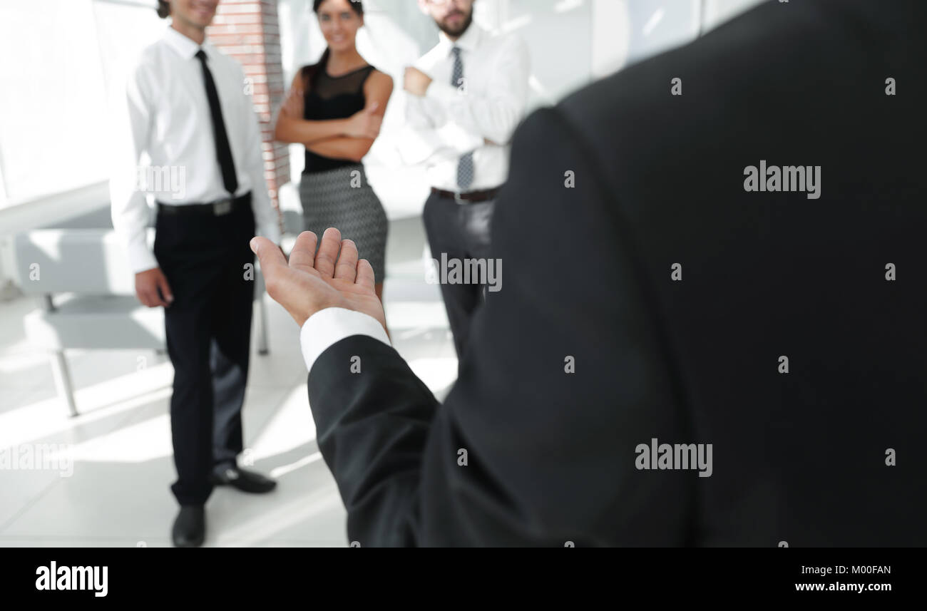 closeup. businessman holding out hand for a handshake Stock Photo - Alamy