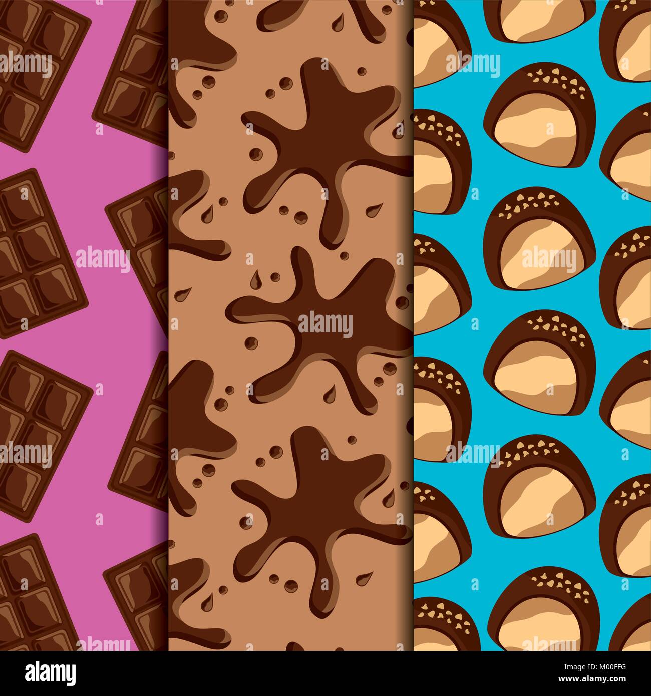 sweets dessert food chocolate bars and splash drips candies vertical ...