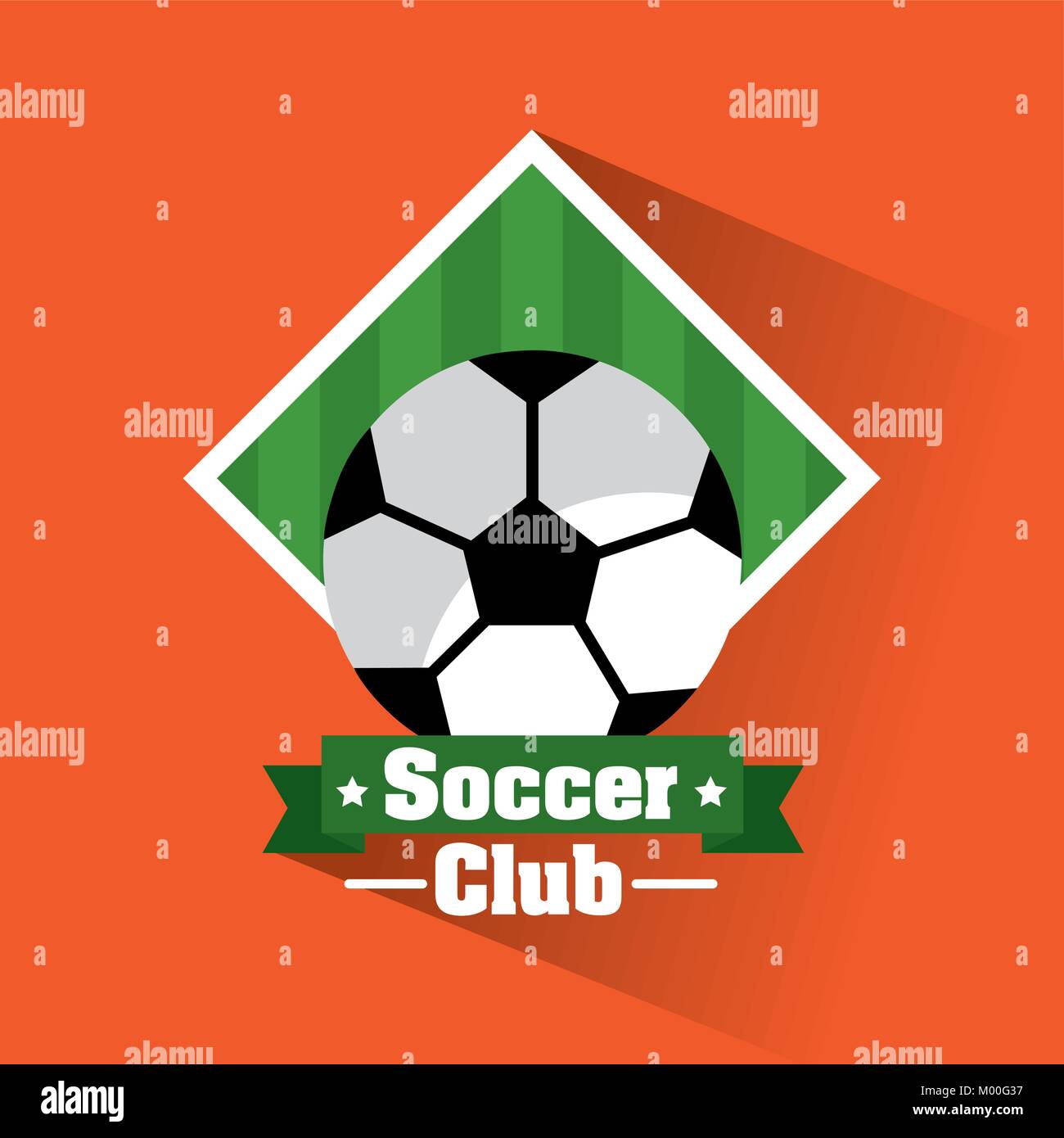 soccer club ball banner sport Stock Vector Image & Art - Alamy