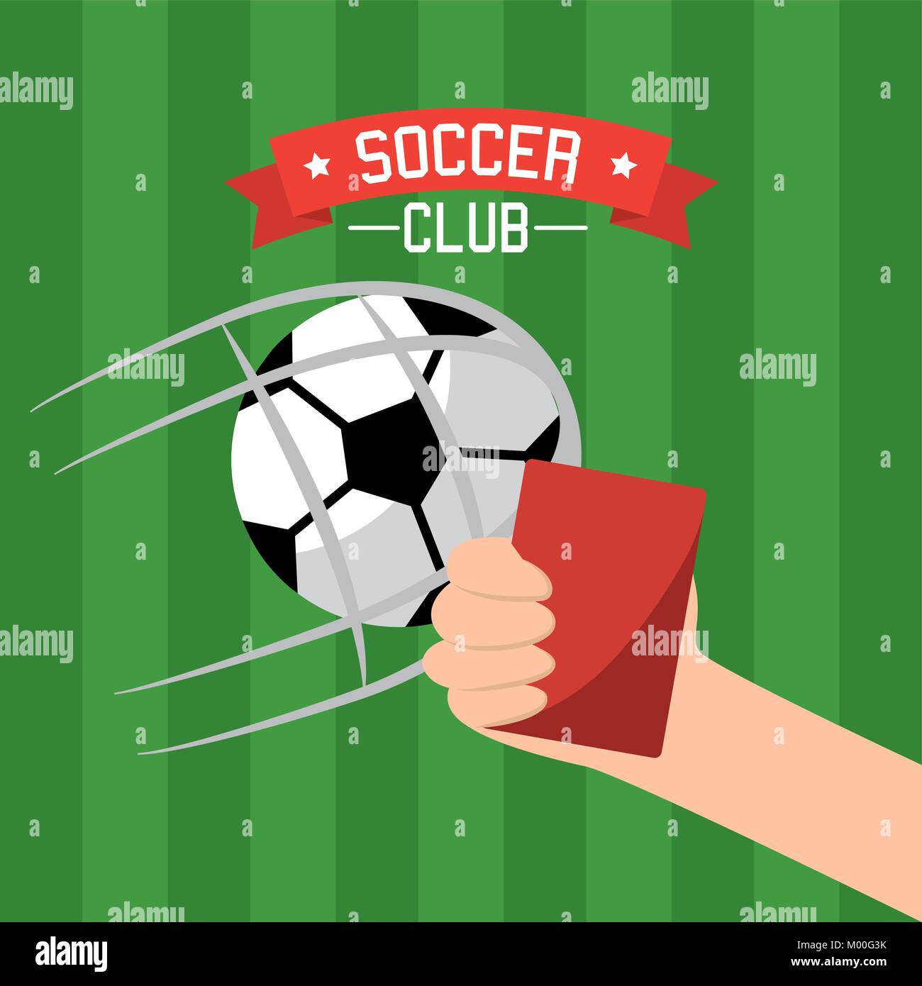 Football placard Stock Vector Images - Alamy