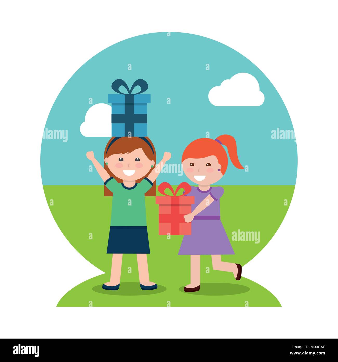Presents two Stock Vector Images - Alamy