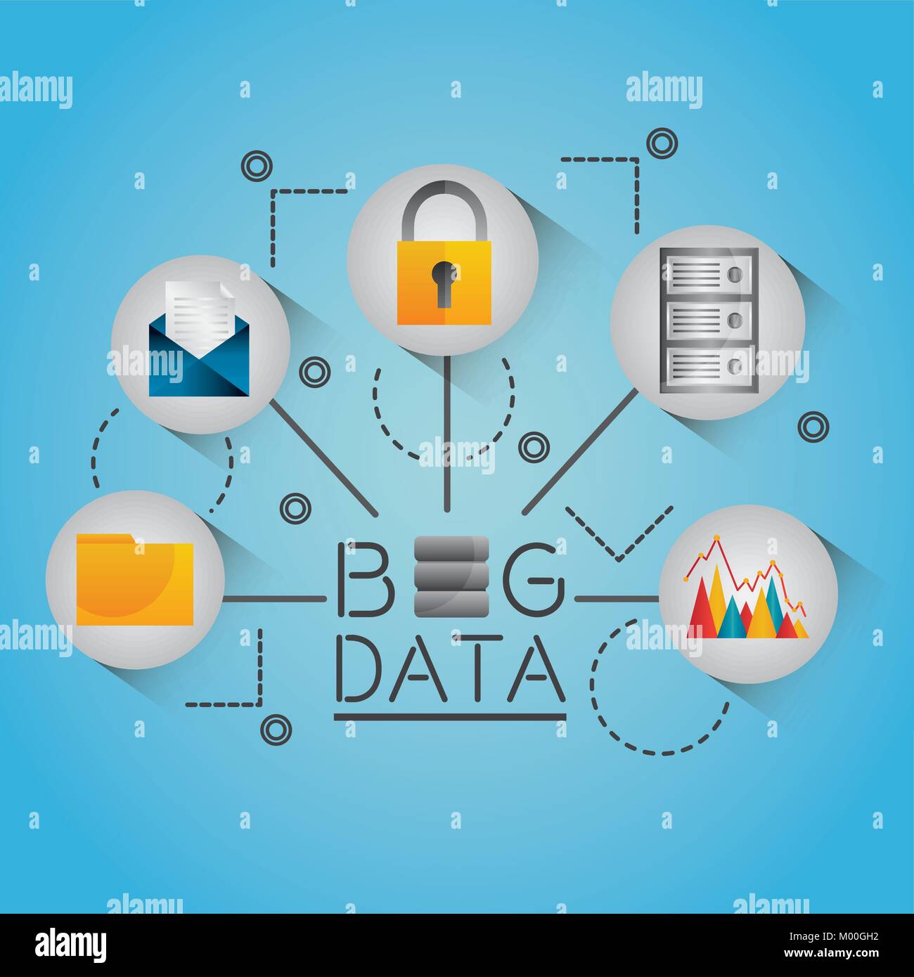 big data information streams network Stock Vector Image & Art - Alamy