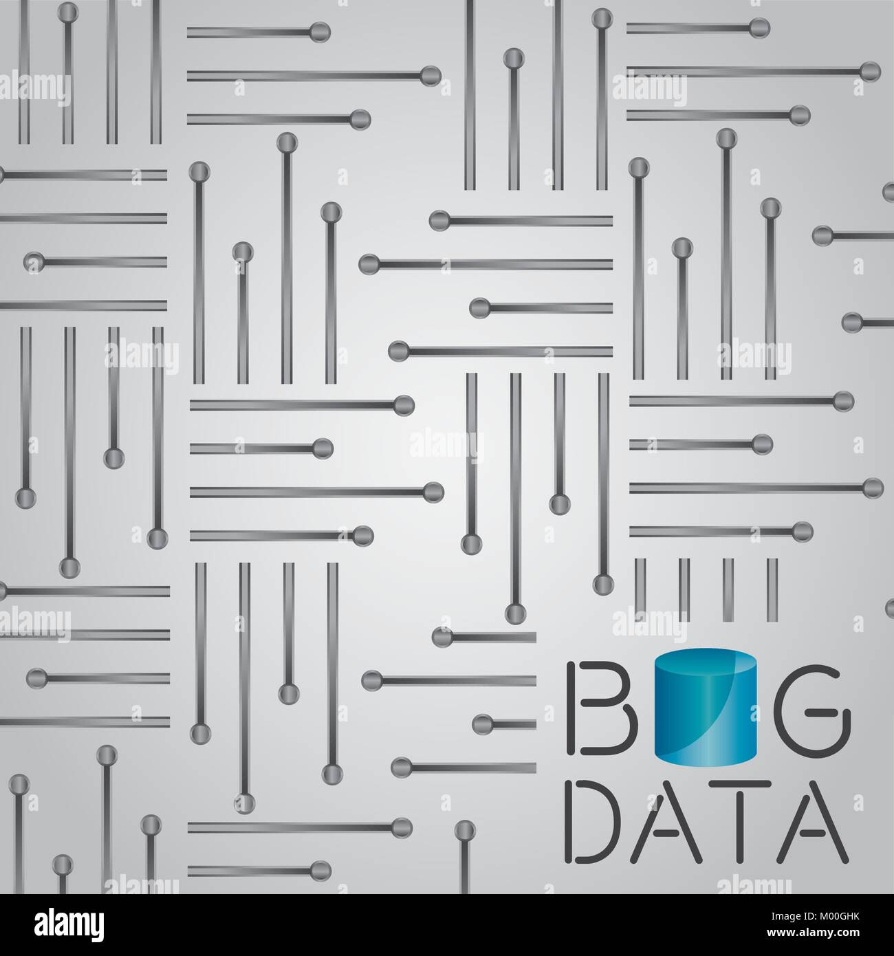 big data server connection technology digital Stock Vector Image & Art ...