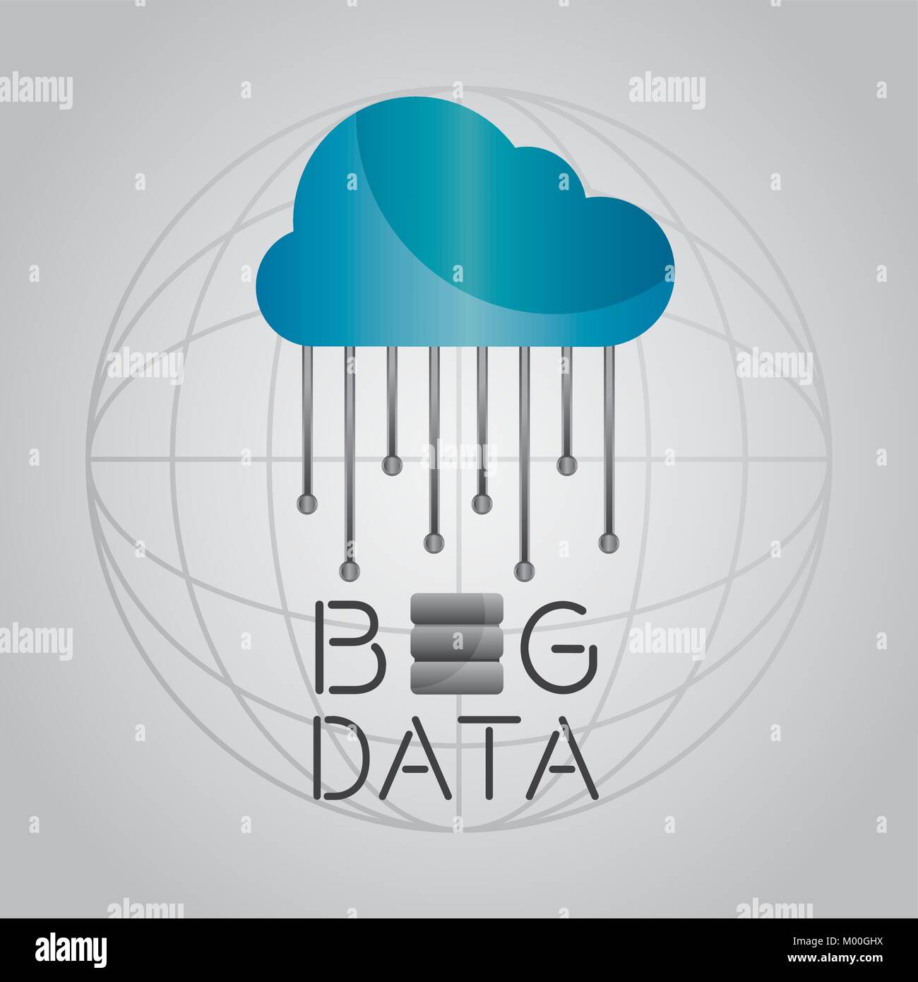Large data center Stock Vector Images - Alamy