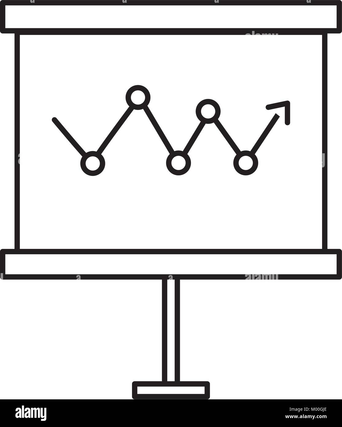 paperboard training with infographic vector illustration design Stock ...