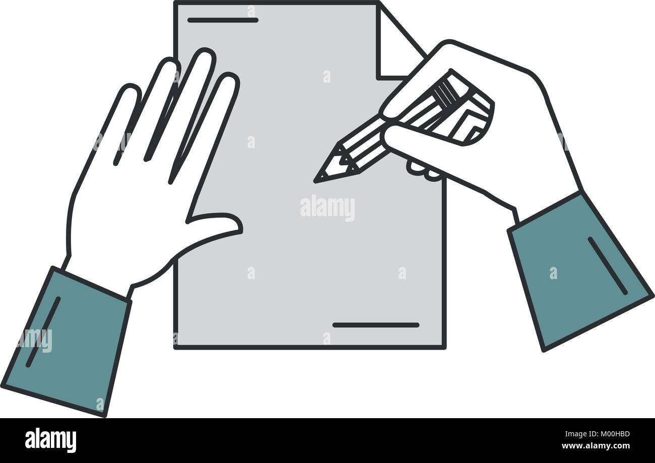 Writen by hand Stock Vector Images - Alamy