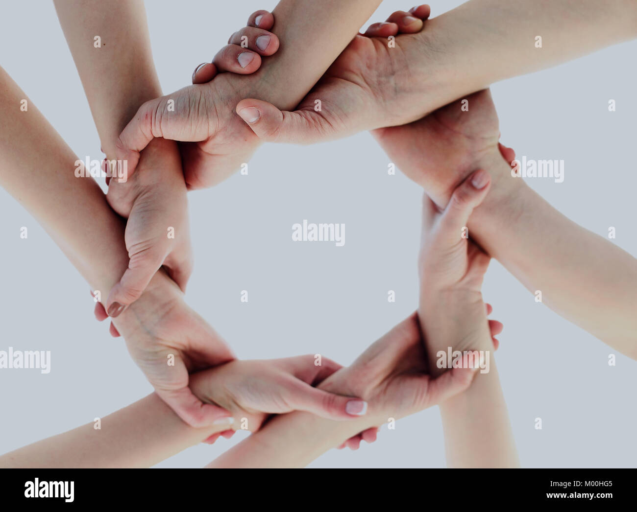 Ring from child's hands - unity concept Stock Photo - Alamy