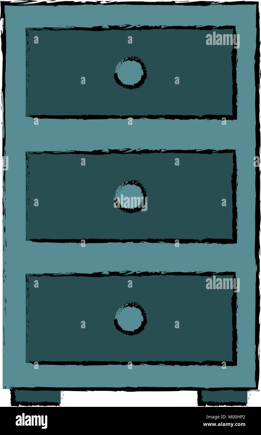 office drawer isolated icon vector illustration design Stock Vector ...