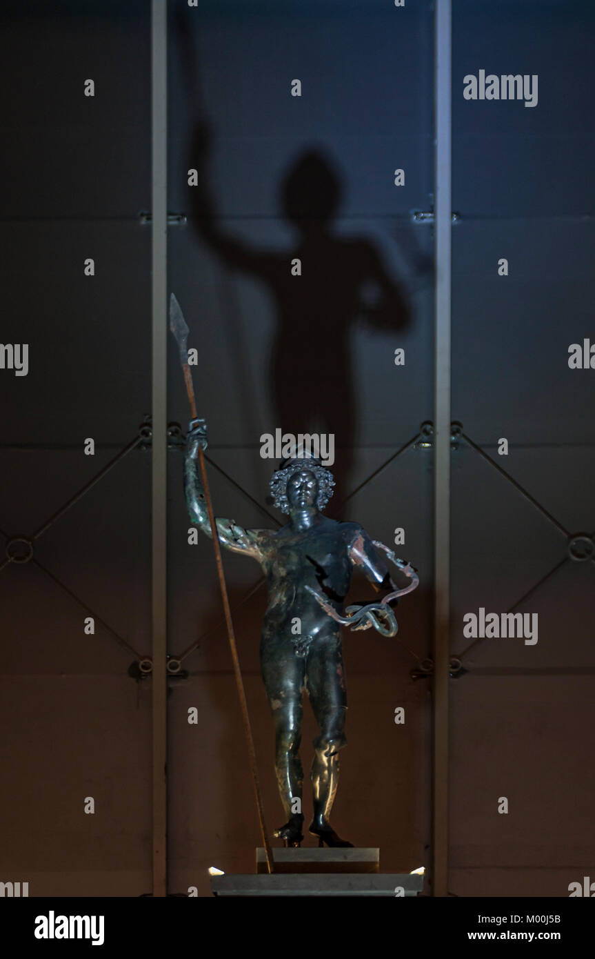 Statue of Mars in The Gaziantep Zeugma Mosaic Museum,Southeastern ...